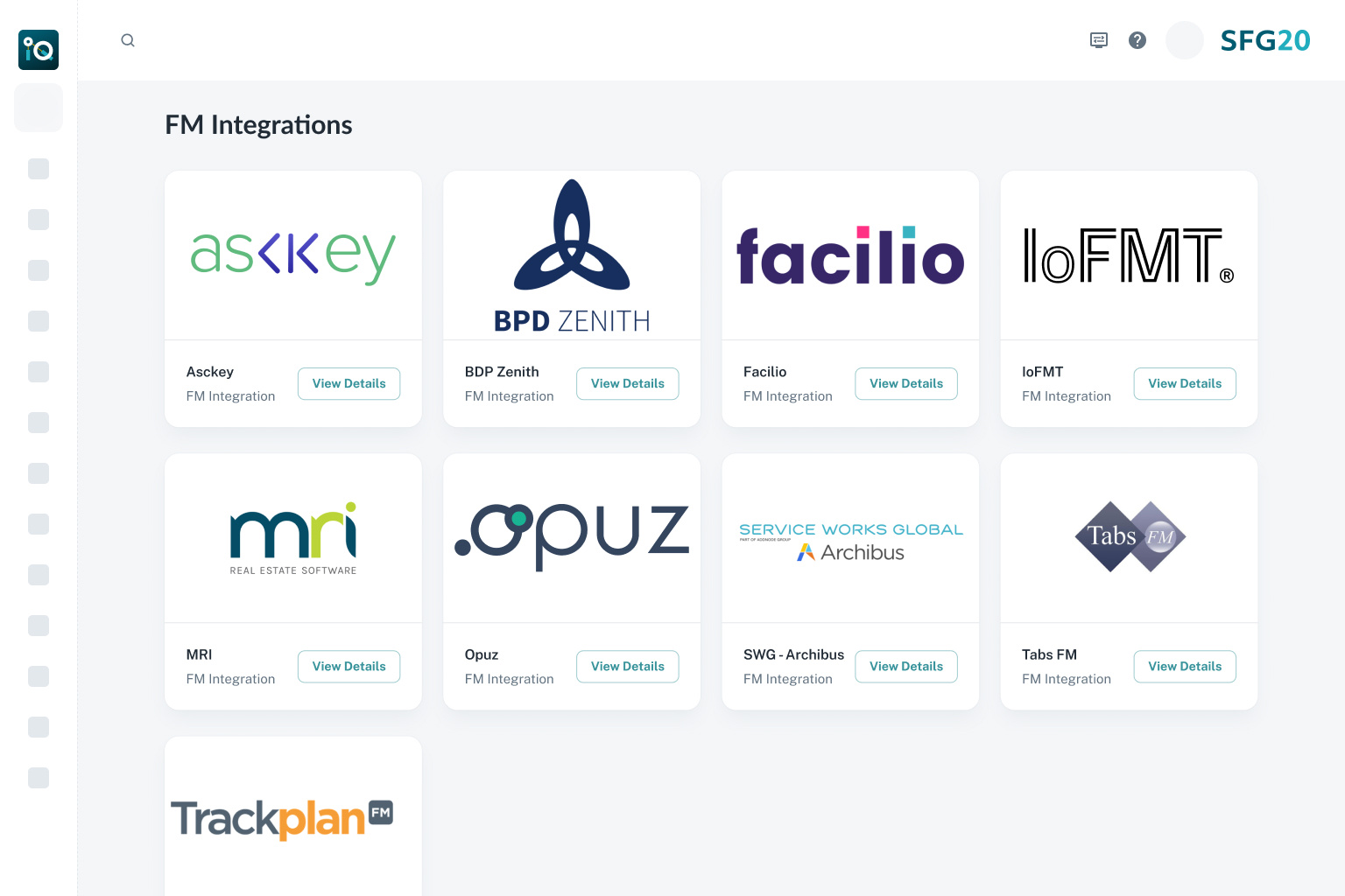 Preventative Maintenance Software | SFG20