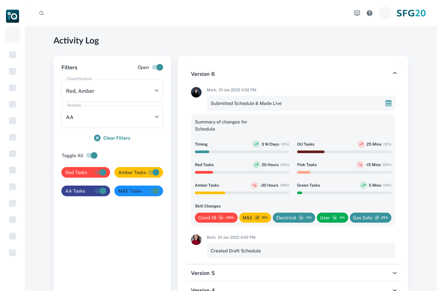 Preventative Maintenance Software | SFG20